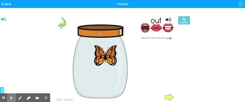 Vowel-Consonant Syllable Boom Card Drill Deck for OUT by Seldom Speechless