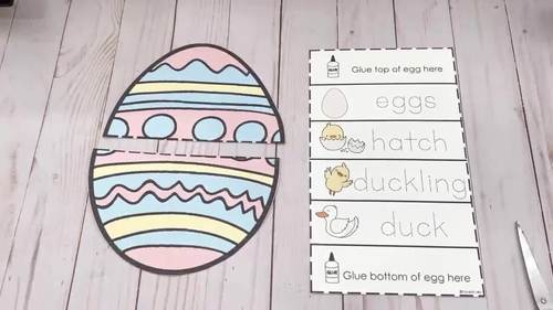 Easter Craft Life Cycle of a Duck Spring activities by Liv and Leb