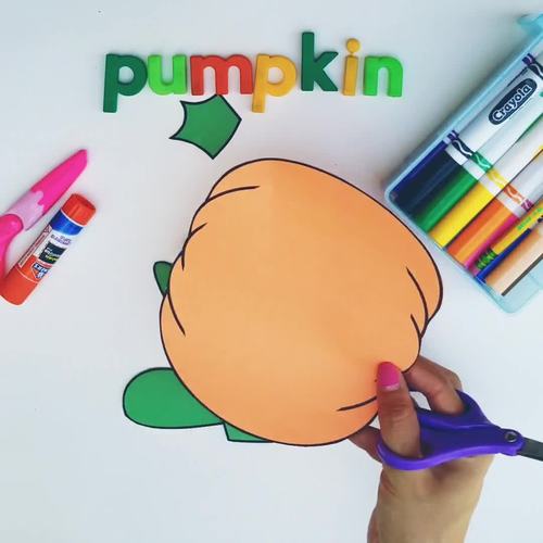 Pumpkin Craft for Halloween | Jack O Lantern Craft by The Kinder Clubhouse