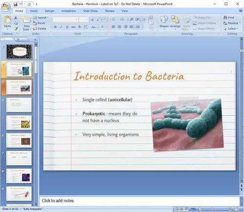 Kingdom Bacteria Bundle - PowerPoint, CLOZE, Bingo, Quiz | TPT