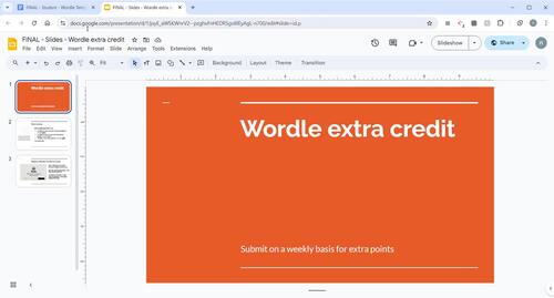 Extra Credit - Wordle - Slides and Printable by Make It Simple For Me