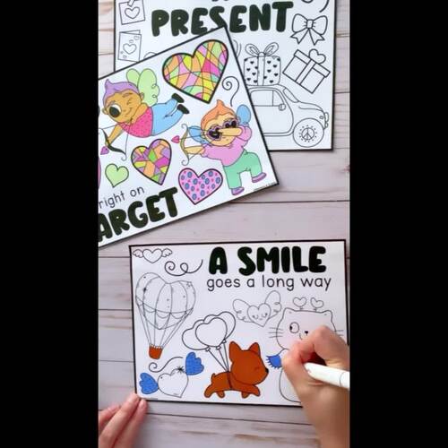 Valentines Day Coloring Pages | Mindful Coloring Sheets | February ...