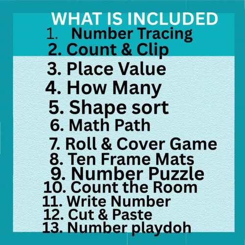 First Grade Math Centers | Beginning of the Year Counting & Number ...