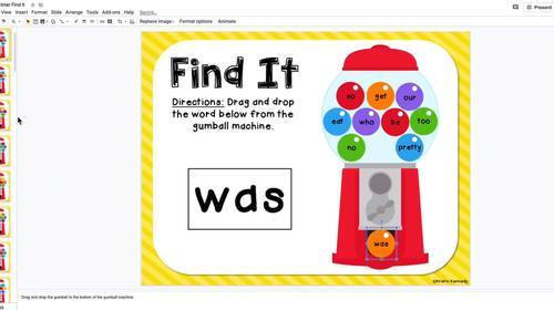 Digital Sight Word Practice: Primer (Distance Learning) by Kristin Kennedy