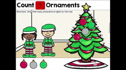 ChristmasCounting for Google Slides by Emily Ames | TPT