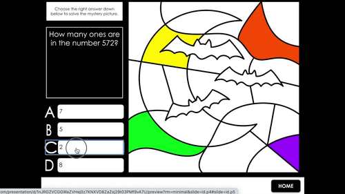 2nd Grade Halloween Math Mystery Pictures by Kristin Kennedy | TPT