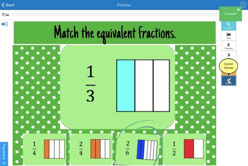 3rd Grade Equivalent Fractions | BOOM Cards | 3.NF.A3 by Math MindEd ...