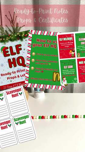 Editable North Pole Letter Kit | Elf Arrival, Goodbye, and Nice List ...