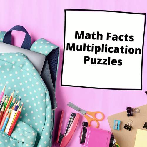 Introducing Multiplication - Modeling Multiplication Facts Puzzles
