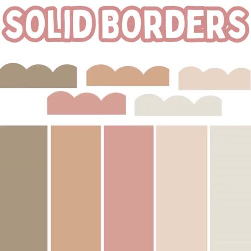 Rainbow Bulletin Board Border Set for Boho Rainbow Themed Bulletin ...