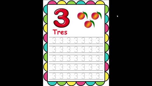 Writing Numbers in Spanish 1-20 l Spanish Numbers Handwriting worksheets