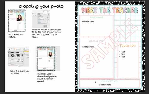 Meet The Teacher Template | Editable | Pretty in Pastel | TPT