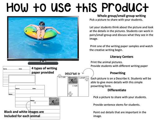 Writing Prompts Water Non Fiction by From Kindergarten With Love Kelly ...