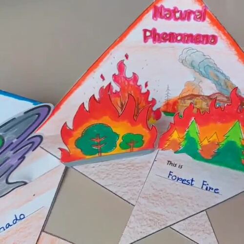 Natural Phenomena 3D Craft : Writing Activities /Climate Change/Fun and ...
