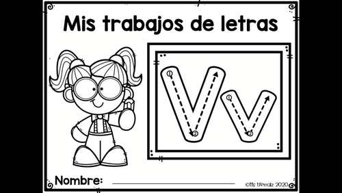 SÍLABAS de la letra V | Hojas de trabajo lectura by Ms Herraiz | TPT
