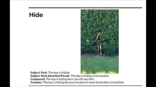 Verbs in Action 3-GIF-based video models of simple, compound & complex ...