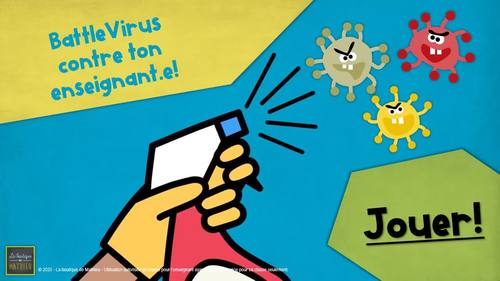 Battlevirus (plan cartésien) + Jeu pour le TNI by La boutique de Mathieu