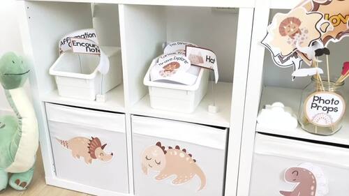 Boho Dinosaurs Classroom Decor Bundle, Bulletin Board, Back to School ...