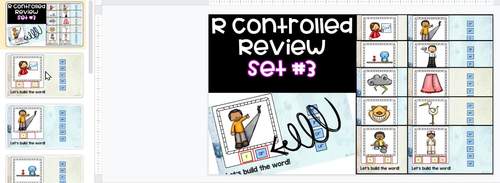 R Controlled Vowels REVIEW Set#3 - Digital Google ONLINE Distance Learning