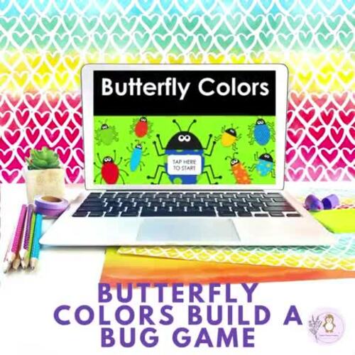 Monarch Butterfly Colors Build a Bug Digital Game Color Matching