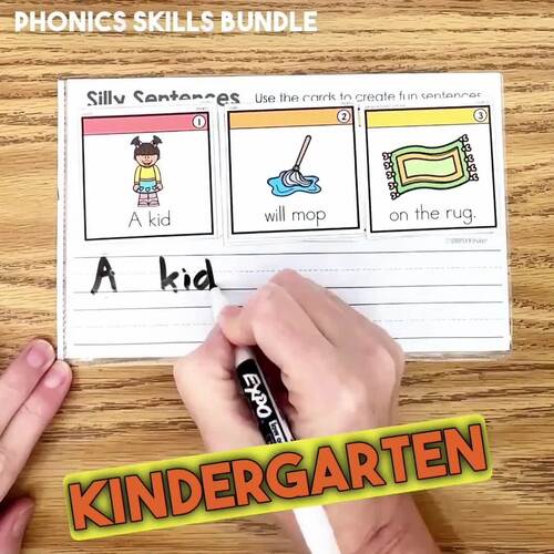 Silly Sentences Decodable Science of Reading Literacy Center BUNDLE ...