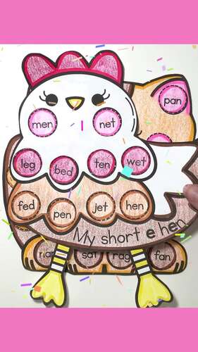 BUNDLE CVC Words A E I O U Phonics Crafts Short Vowel Animal Activities ...