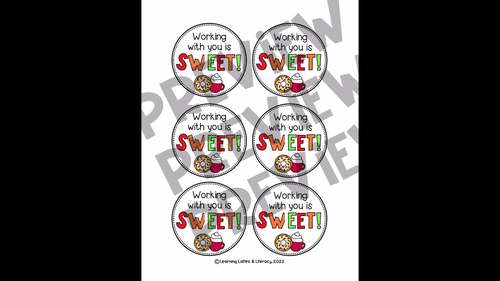 Fall Gift Tags Sweet Treat Student Gift Tags Candy Fall Donut Teacher ...