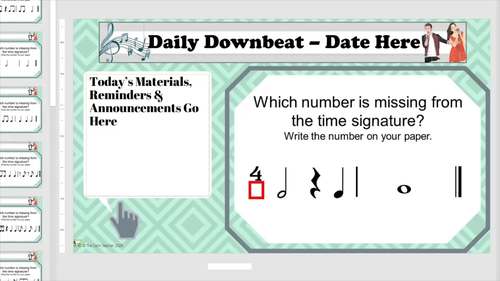 Time Signature Bell Ringers for Middle School Choir, Chorus, Band ...
