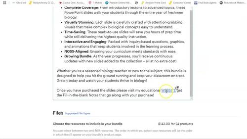 Freshmen Biology PowerPoint Slides & Notes for the Entire Year, Growing ...