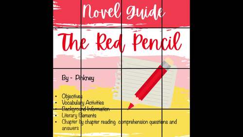 The Red Pencil by Pinkney Novel in Verse by The Art of Teaching Elementary