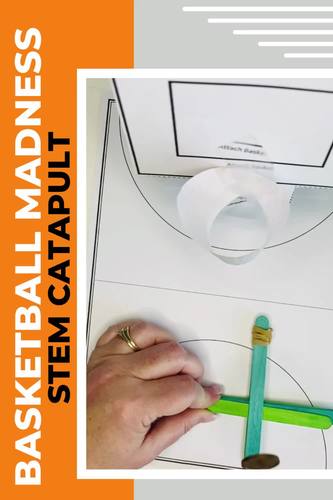 Popsicle Stick Activities | March Madness | Basketball STEM Catapult ...