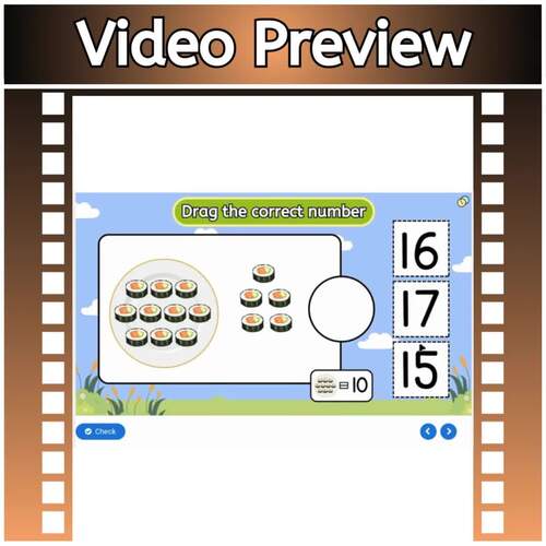 Count and Drag: Numbers 11-20 Digital Resources by Schooler's Mate