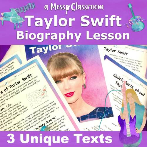 2nd Grade Reading Growing Biography Bundle Writing W.2.8 & RI.2.9, Fact ...
