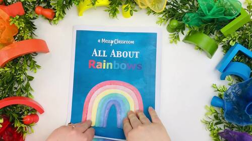 2nd Grade Rainbow Nonfiction Reading Light Lesson RI.2.1 Ask & Answer ...