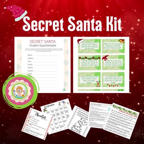 The Gift of Kindness: A Secret Santa Adventure | TPT