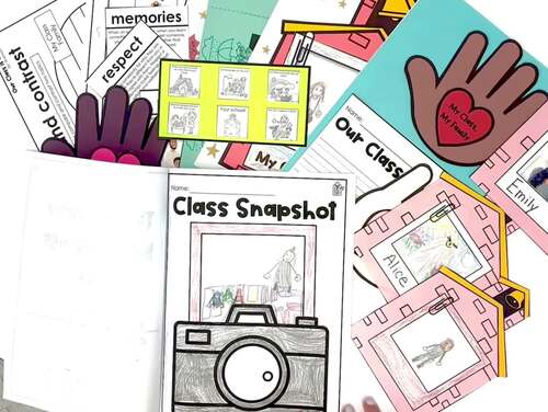 Our Class is a Family Read Aloud Activities | RETELL Craft + Memory Book
