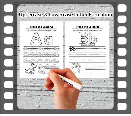 Alphabet Worksheets A–Z for Preschool & Pre-K | 177 Printable Pages ...
