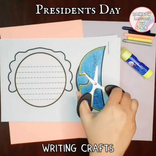 Presidents Day Activities | President’s Day Writing Craft | February Crafts