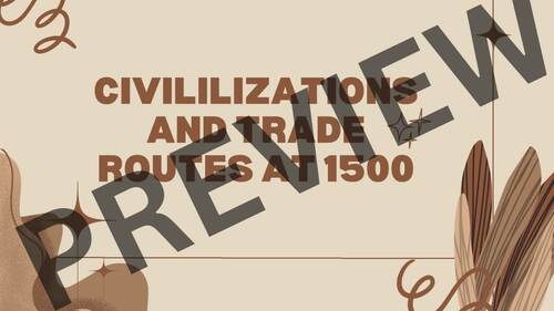 Trade and Civilizations at 1500 Presentation | Canva and Google Slides