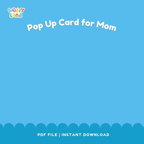 Mother's Day Pop-Up Card Craft for Kids - Printable 3D Flower Card Activity
