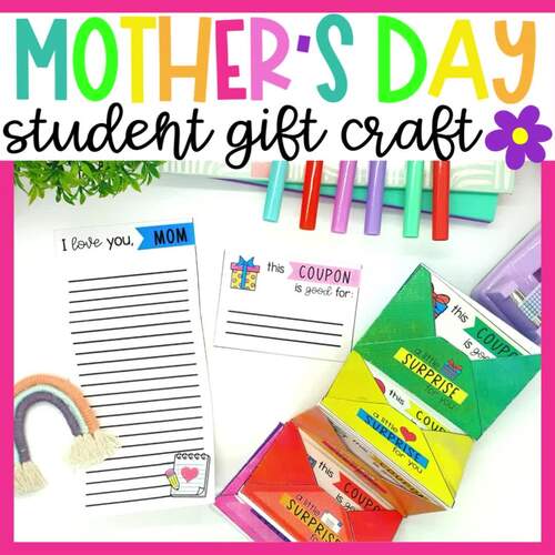 Mother's Day Coupon Book Craft | Inclusive Mother's Day Gift For Mom or ...