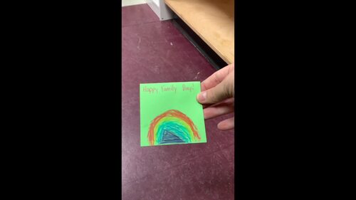 Pop-up Card Template (for Family Day, Mothers Day, Fathers Day, etc)