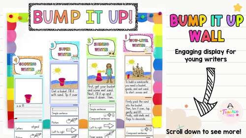 Writing Bump It Up Wall | Student Writing Goals Visual Rubric ...