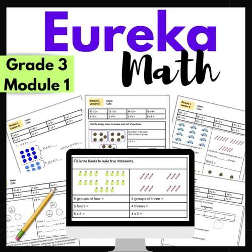 Engage NY {Eureka} Math Grade 3 Module 1 Review Packet Multiply & Division