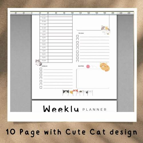 Planner Bundle Printable, Digital | Fillable PDF | Undated Planner Bundle