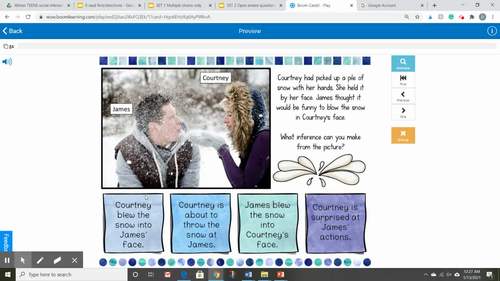 BOOM CARDS™ TEENS social inferences WINTER scenarios social skills ...