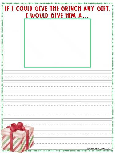 Grinch Writing & Activities Part 2: Grinch Craft, Wordsearch, Writing ...