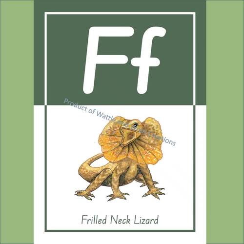 Editable Alphabet Posters Australian Animal Themed | Australian Size