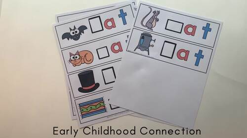 Multisensory CVC -AP Word Family Building Cards (SOR OG Friendly)