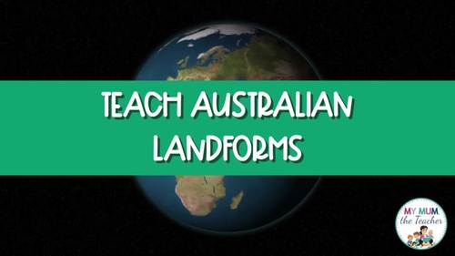 Australian Natural Landmarks Flipbooks by My Mum the Teacher | TPT